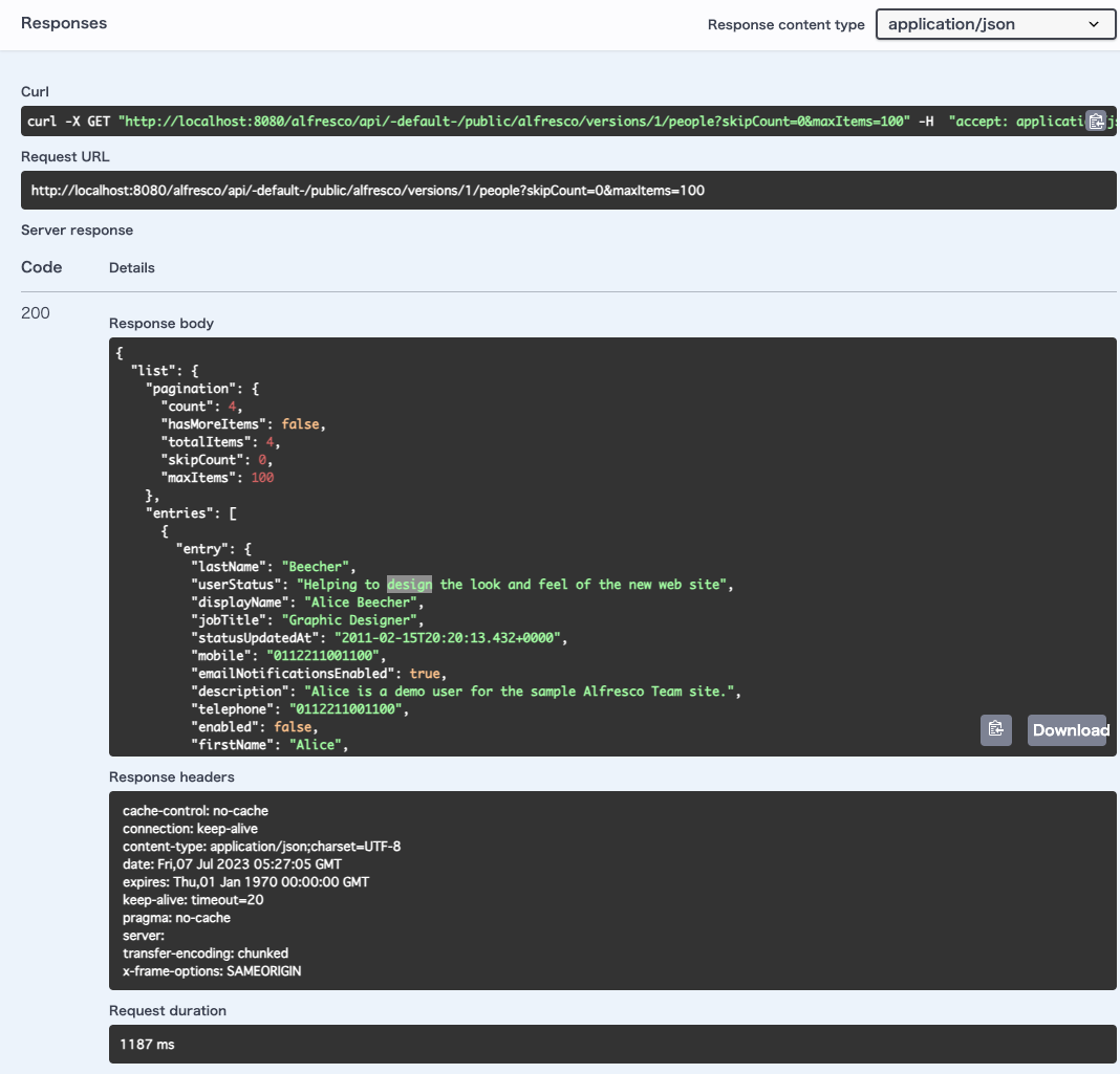 AlfrescoのREST APIについて - AlfrescoのREST APIについて - aegif Labo Blog Alfresco